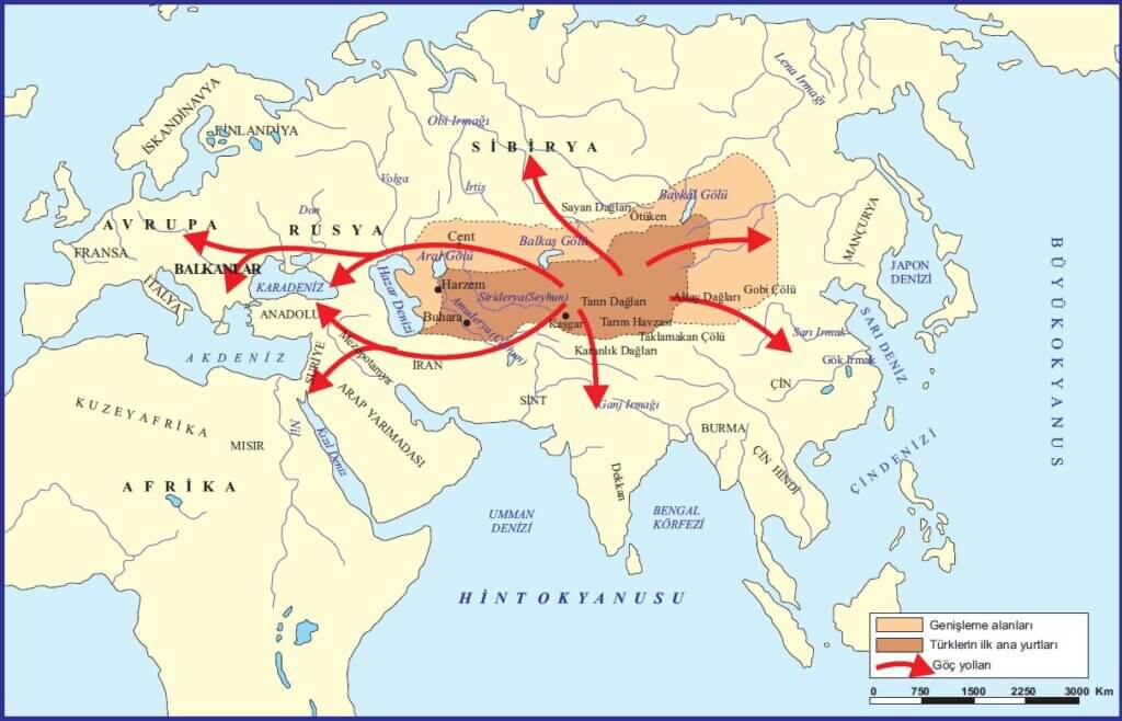 The Origin of the Turkish Race & Physical and Characteristics of Turks